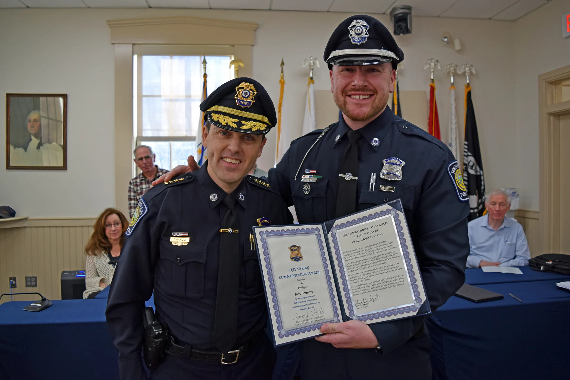 PHOTOS: Wenham Police Host Awards and Recognition Ceremony for Officers ...